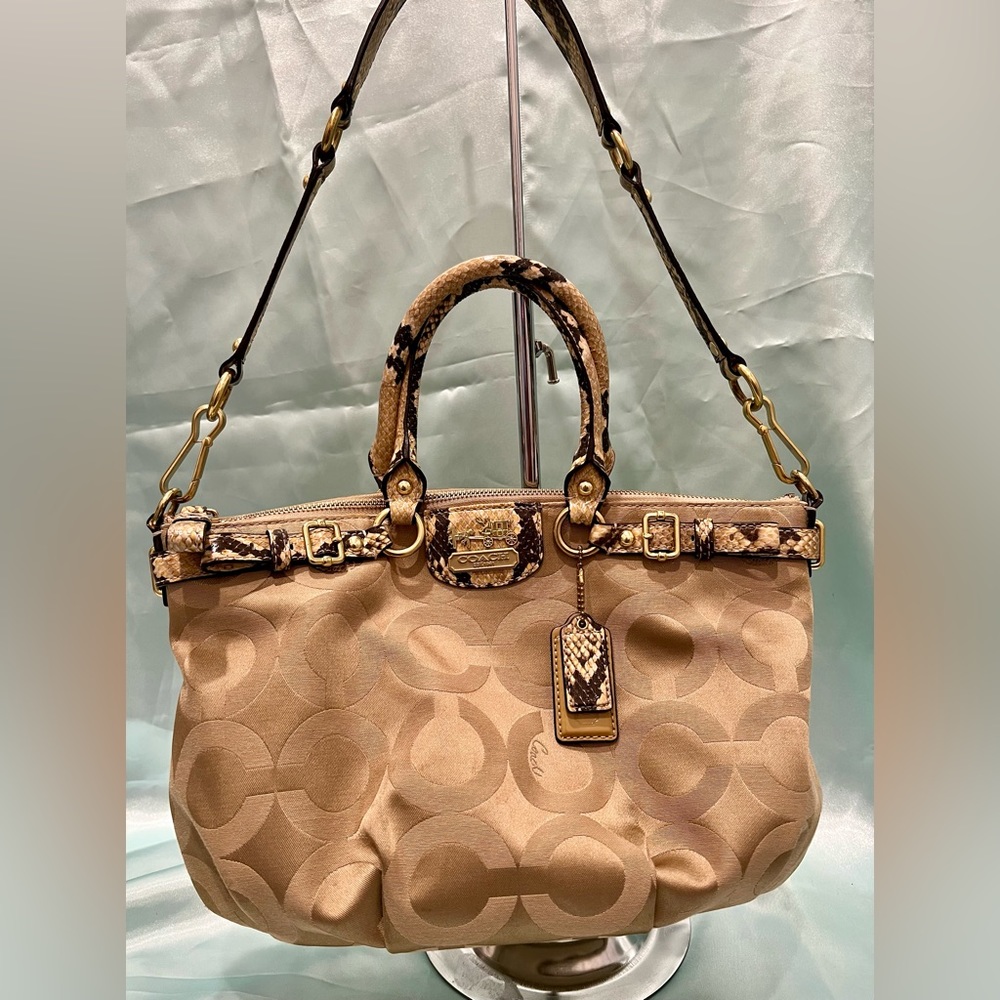 Coach 18650 Madison Signature Opart Sateen Sophia In … - Gem